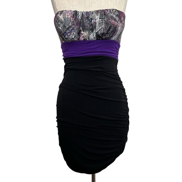 Body Central | Dresses | Vtg 200s S Small Dress Strapless Bodycon ...